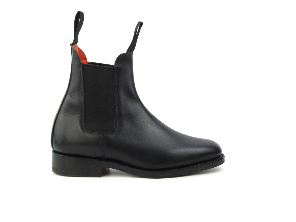 Lily Jodhpur Boot - Black Box Calf – Tricker's Factory Shop