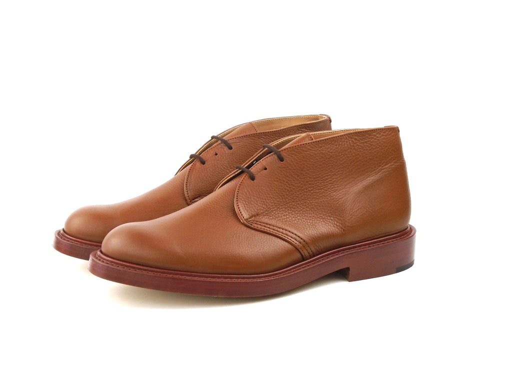 Winston Chukka Boots - Tan Olivvia Milled – Tricker's Factory Shop