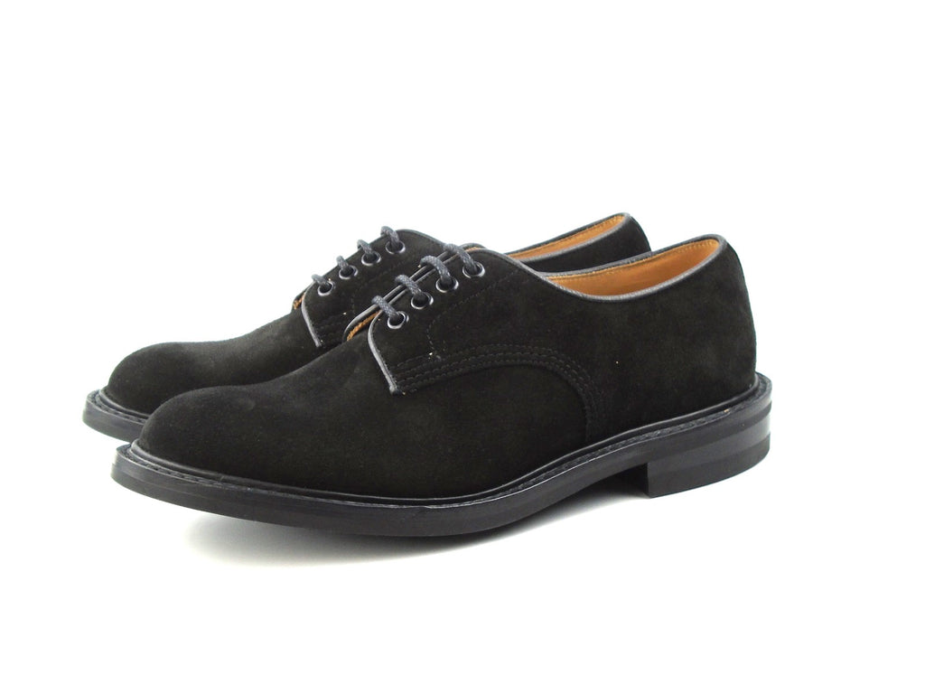Daniel Tramping Shoe - Black Castorino Suede – Tricker's Factory Shop