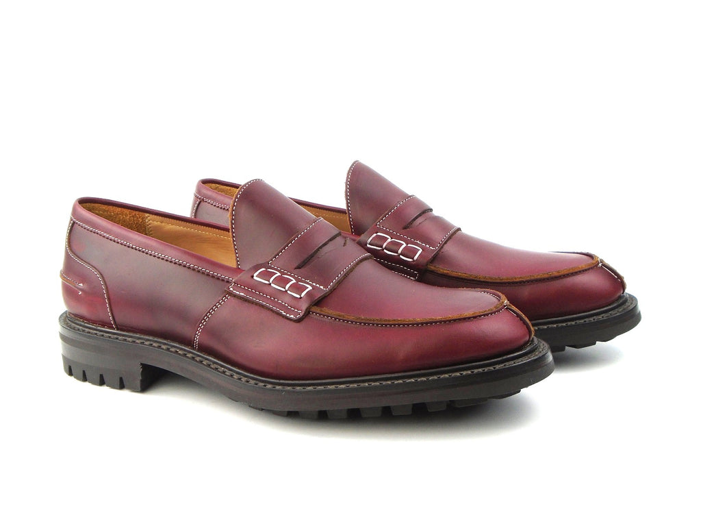 James Penny Loafer -Burgundy Cutter – Tricker's Factory Shop