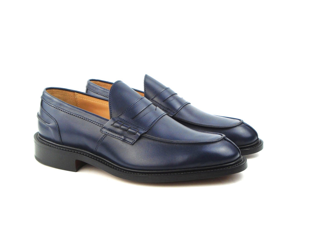 James Penny Loafer - Navy Aniline – Tricker's Factory Shop