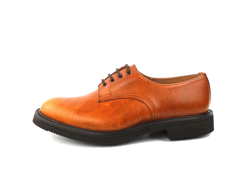 Daniel Derby Tramping Shoe - Burned Mahogany – Tricker's Factory Shop