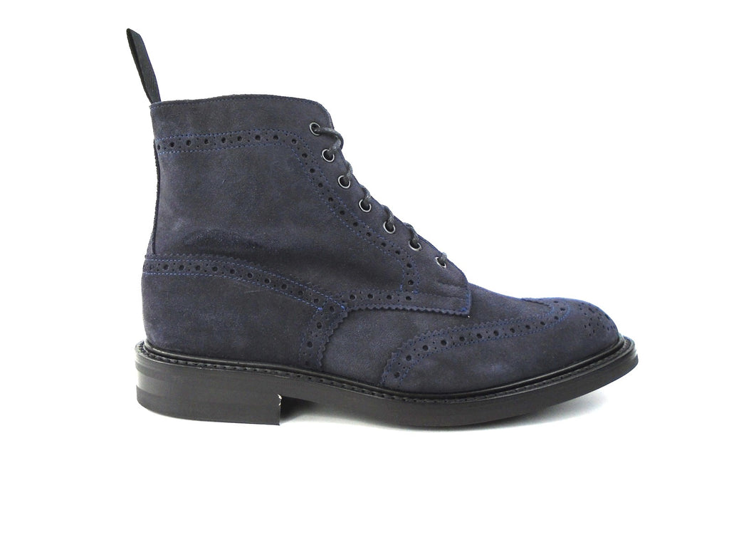 Stow Country Boot - Janus Navy – Tricker's Factory Shop