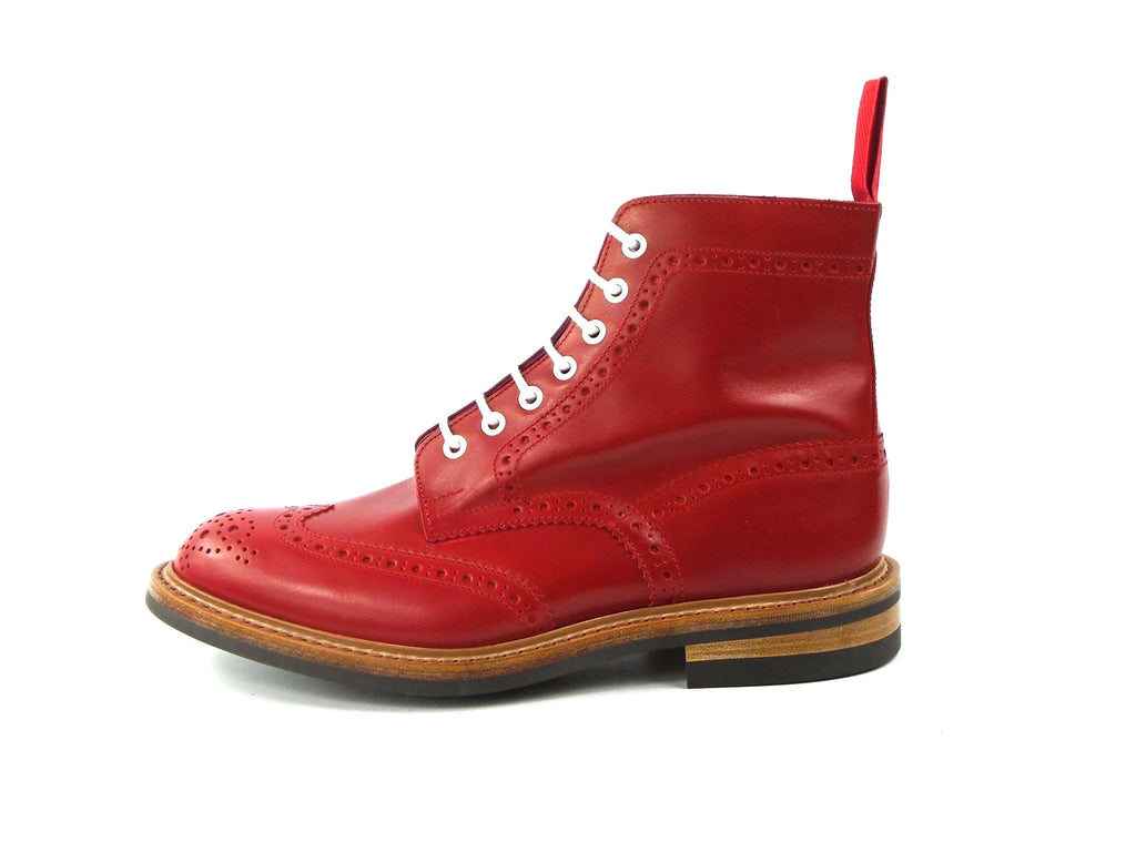 Stow Country Boot - Red Calf – Tricker's Factory Shop