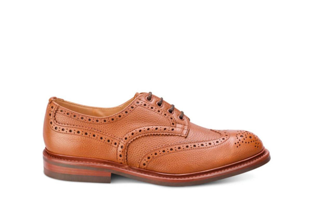 Bourton Country Shoe - Sienna Scotch Grain - Lightweight – Tricker's ...