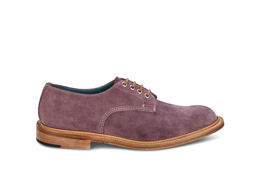 Daniel Tramping Shoe - Purple suede – Tricker's Factory Shop