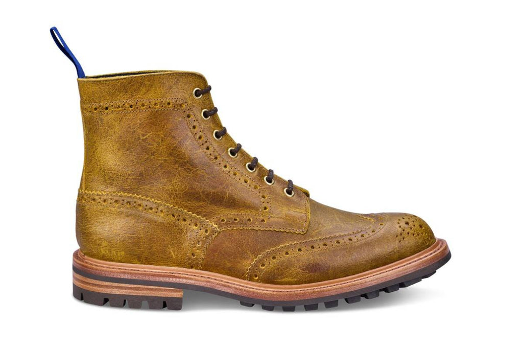 Stow Country Boot - Ginger Pull-Up Full Grain Tricker's Exclusive ...