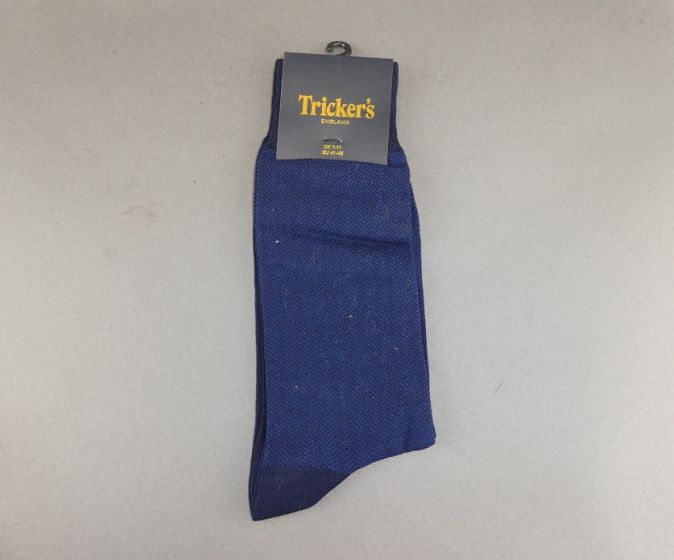 Tricker's Town Socks - Navy Blue – Tricker's Factory Shop